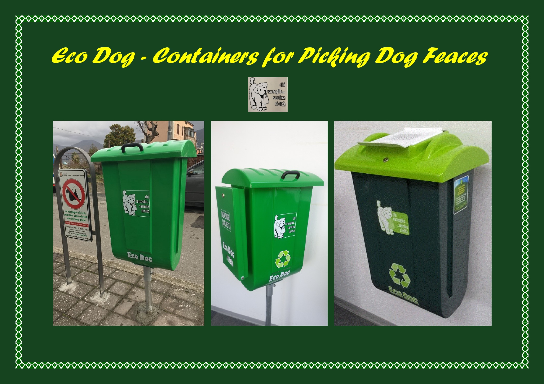 ECO DOG Container for Animal Feaces - ESC Services