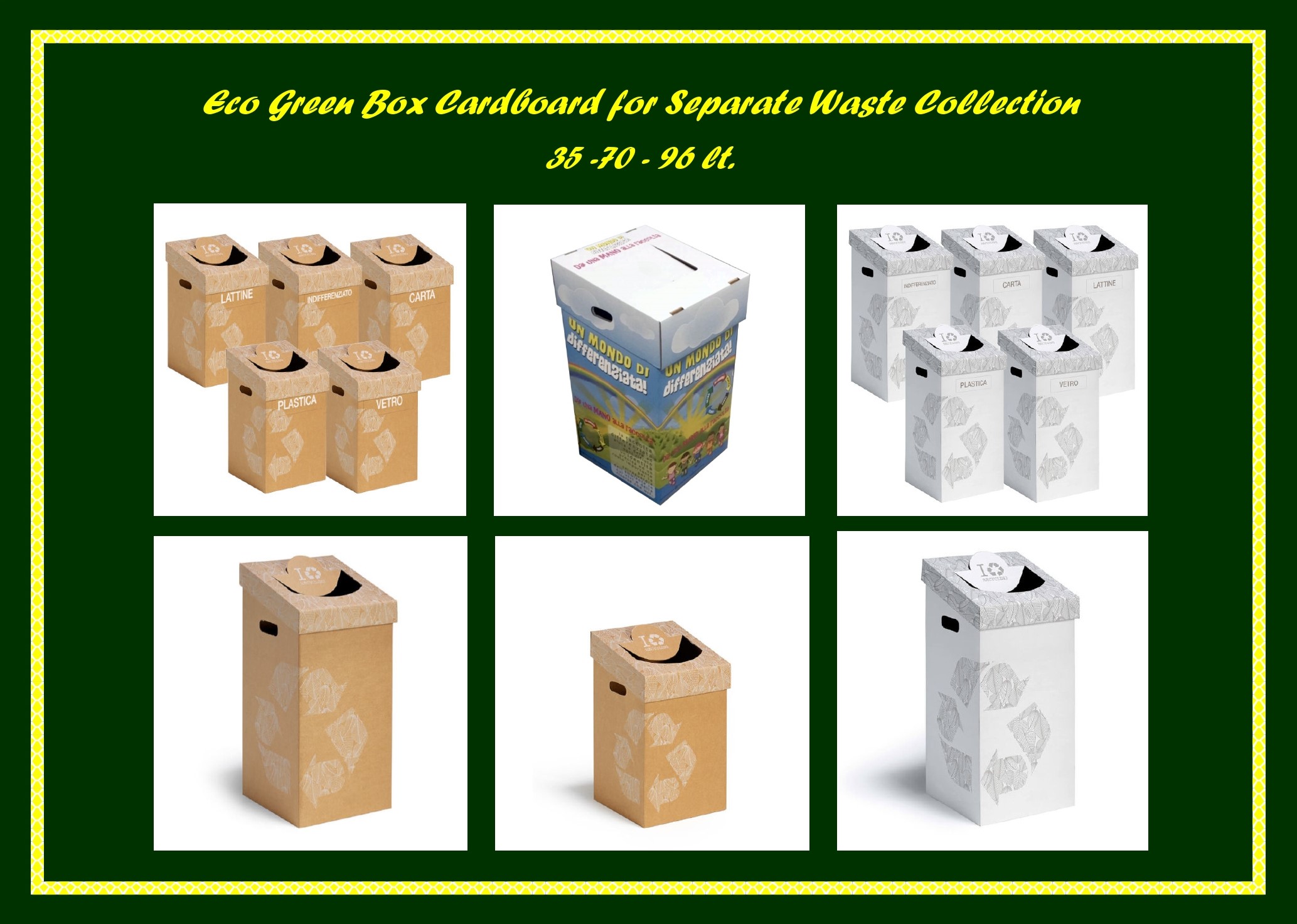 Eco Green Box Made of Cardboard - ESC Services